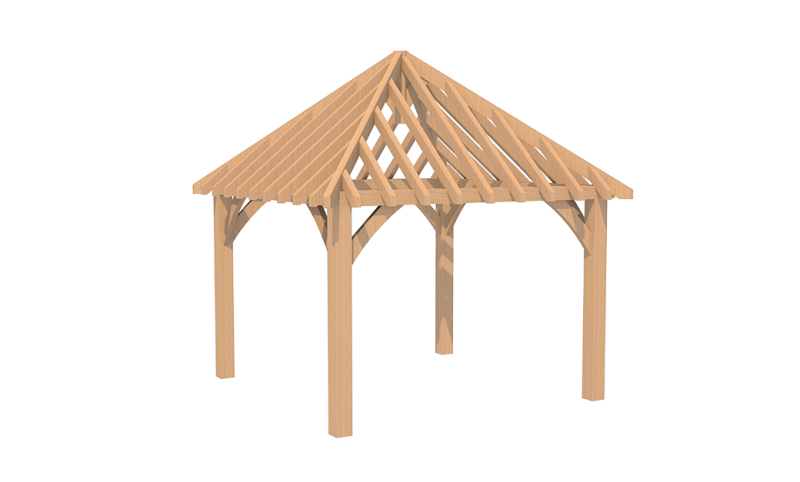 Oak Framed Gazebos & Wood Gazebo Kits | Greenacre Oak