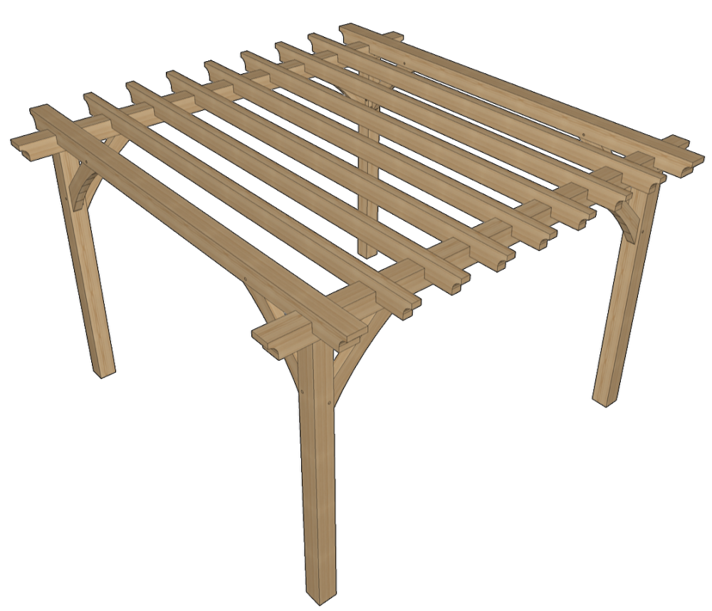 Bespoke Wooden Oak Pergolas & Pergola Kits | Greenacre Oak